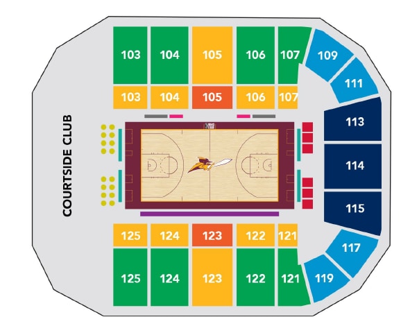 Cleveland Cavs Seat Map | Cabinets Matttroy