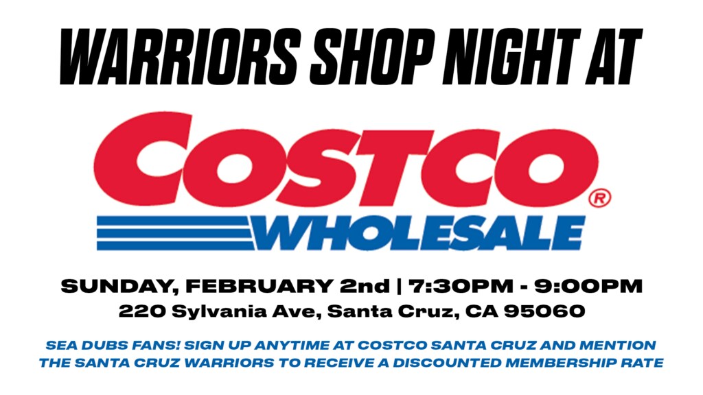 Upcoming Partnership Events - Santa Cruz Warriors