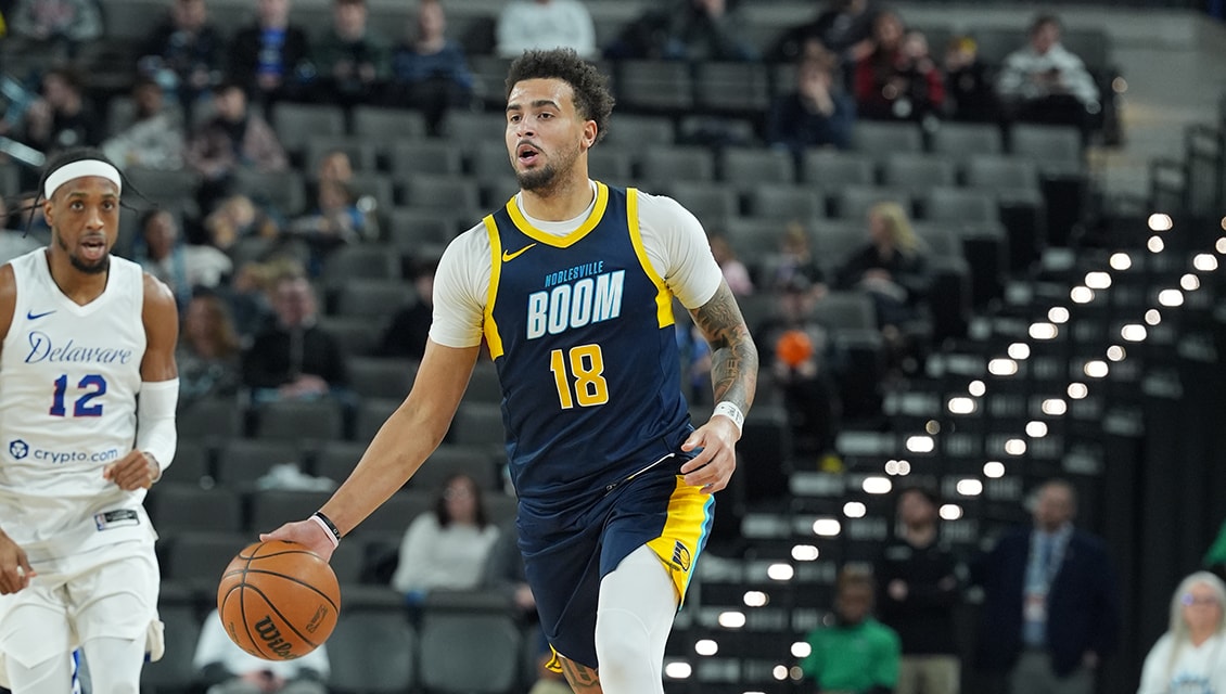 Boom Surge Late to Defeat Blue Coats, 126-102 - Noblesville Boom