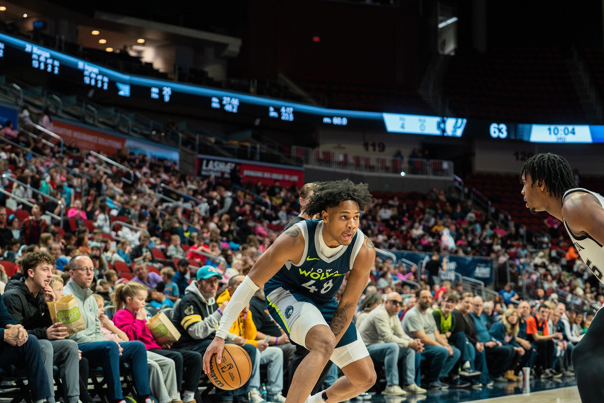 Iowa Wolves Three-Game Win Streak Spoiled 124-130 by Austin Spurs ...