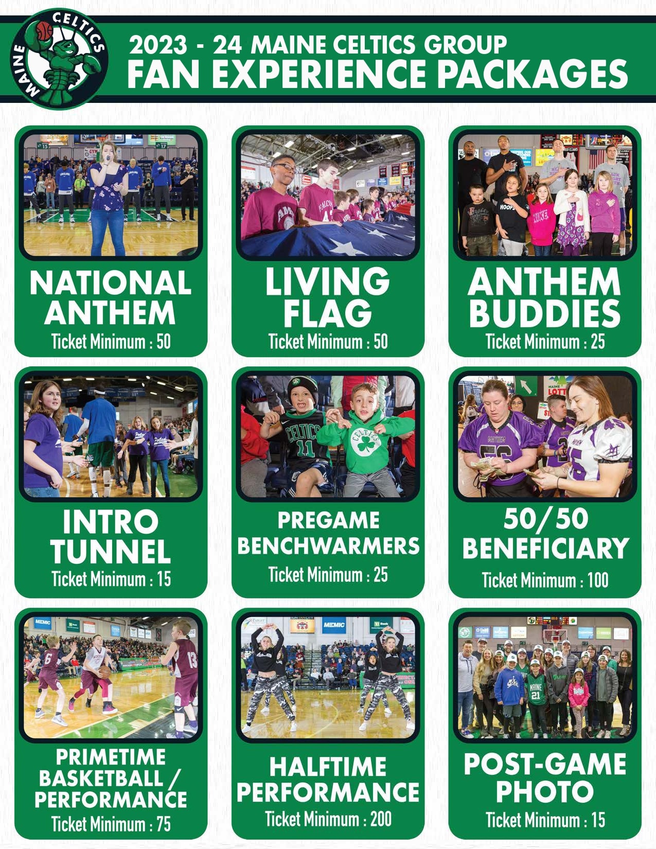 Group Tickets - Maine Celtics