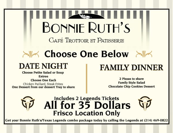Bonnie Ruth's Date Night - Texas Legends