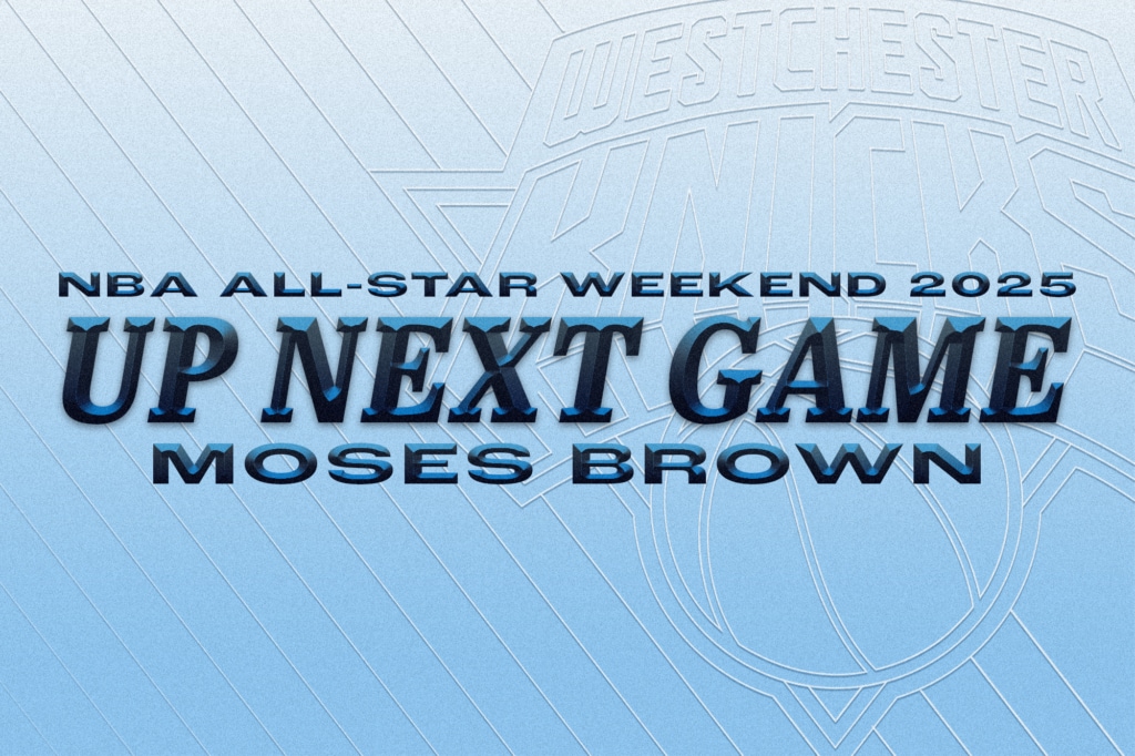 MOSES BROWN NAMED TO THE 2025 NBA G LEAGUE UP NEXT GAME DURING ALL-STAR ...