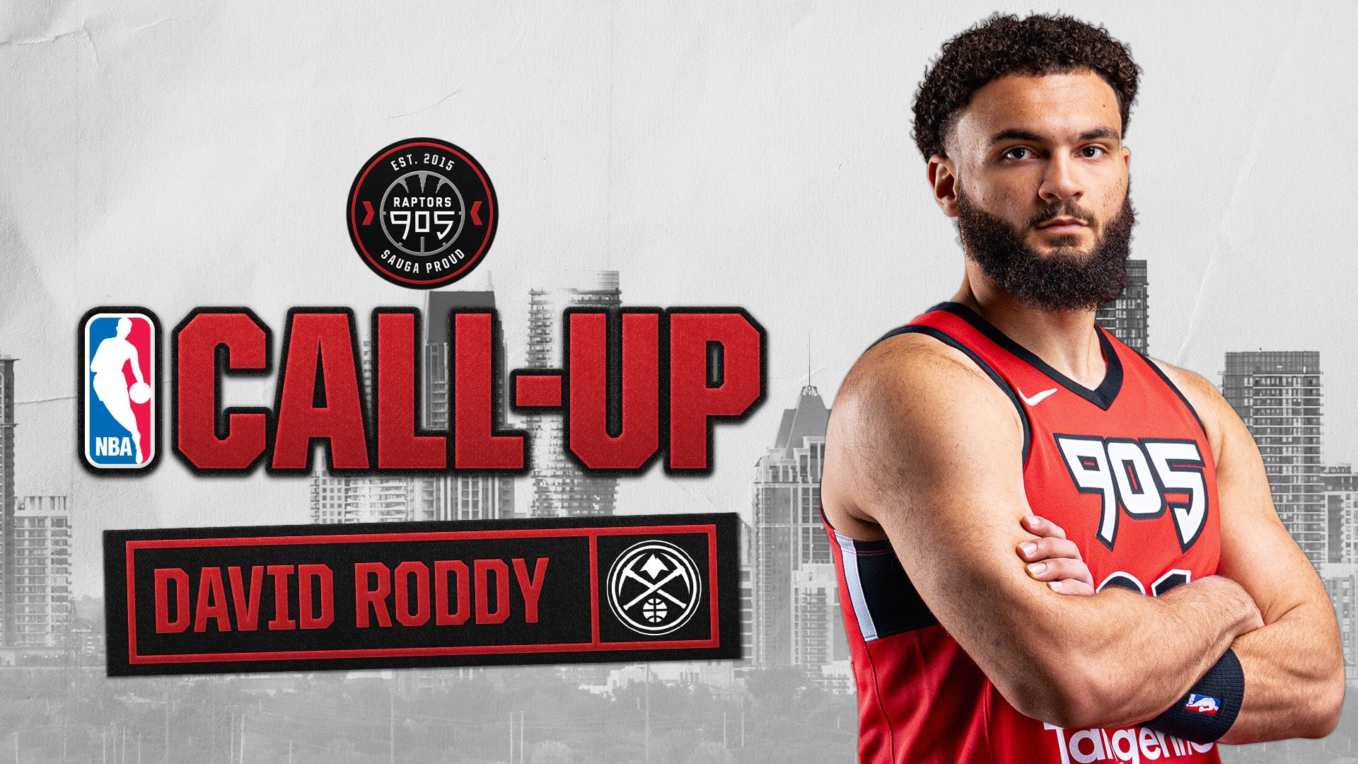 DENVER NUGGETS SIGN DAVID RODDY TO TWO-WAY CONTRACT - Raptors 905