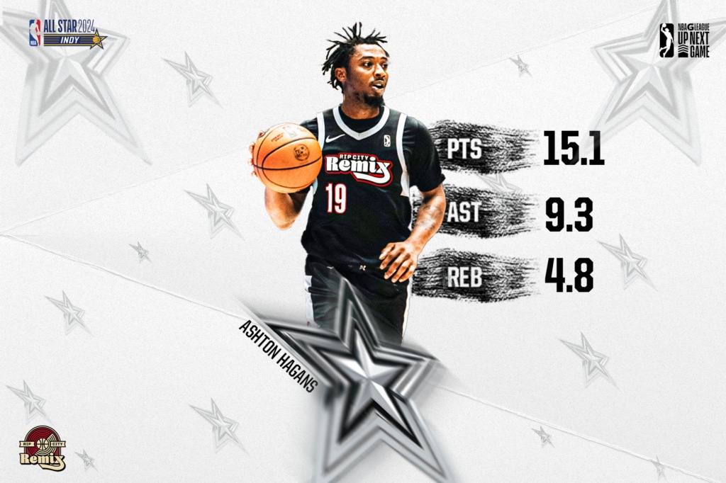 ASHTON HAGANS SELECTED TO COMPETE IN NBA G LEAGUE UP NEXT GAME AT 2024 ...